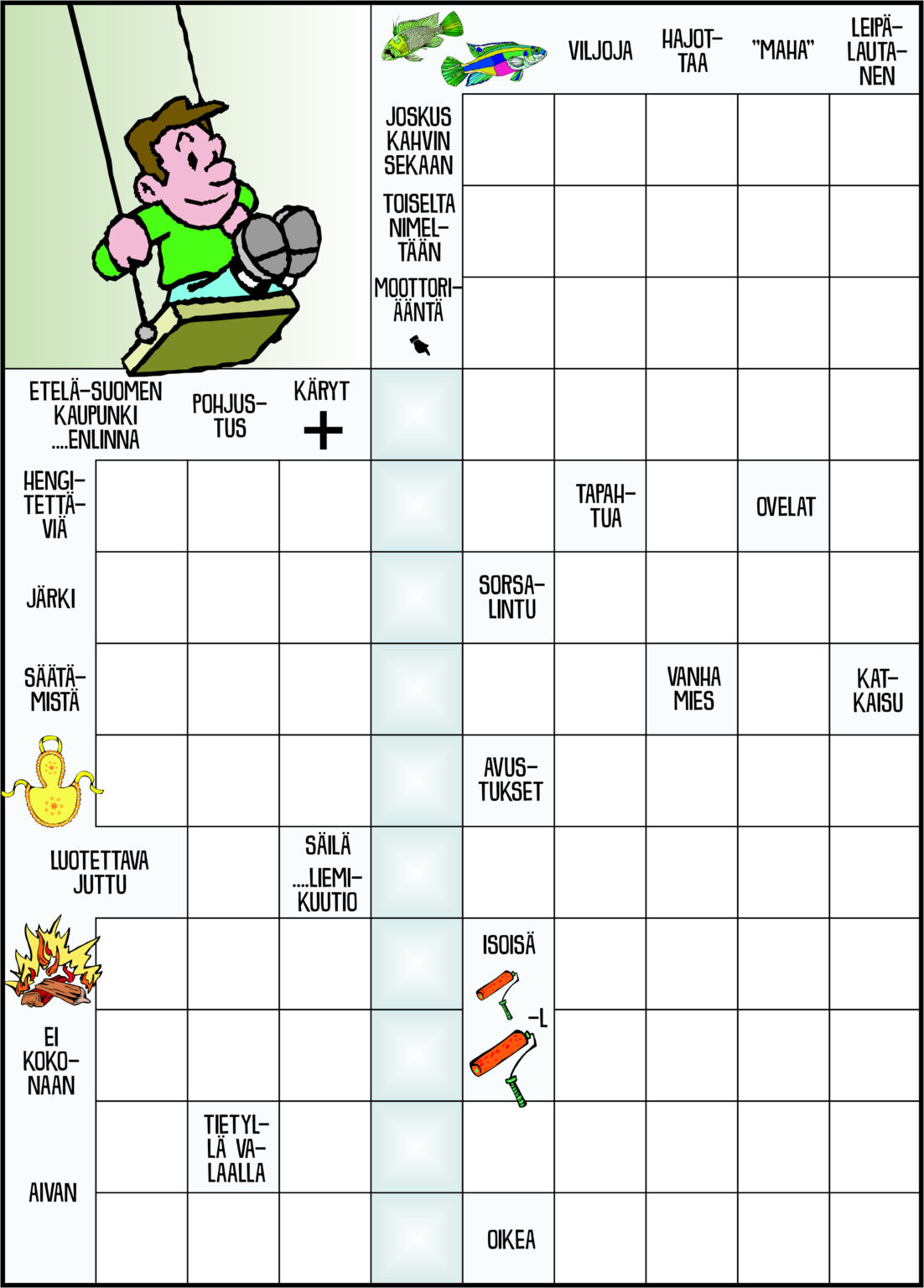 Lasten ristikot - Bulls.fi